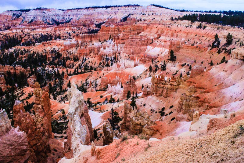 Amphitheater Of Bryce Canyon National Park Stock Photo - Image of ...