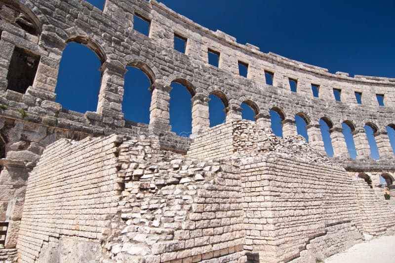 The amphitheatre stock photo. Image of building, arena - 22746048