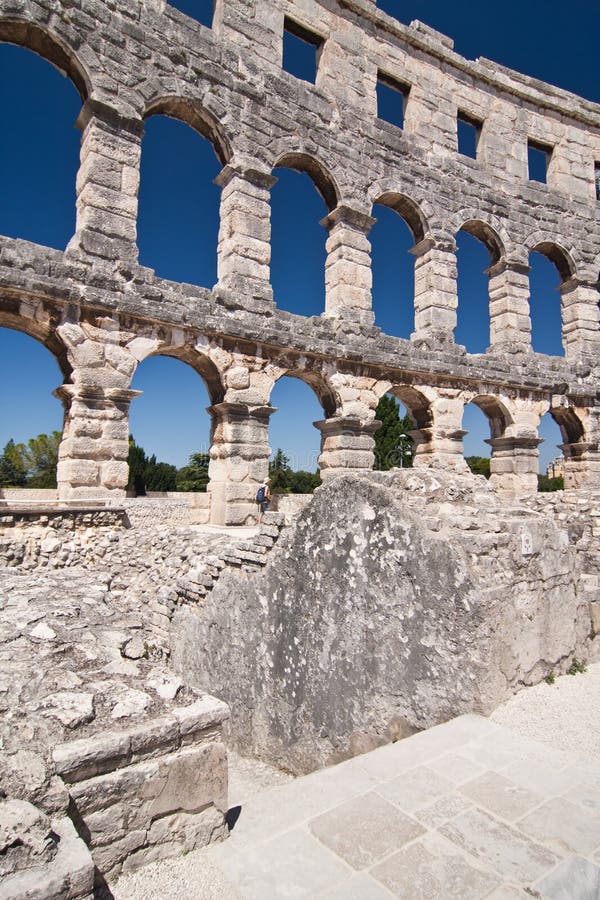 The amphitheatre stock photo. Image of roman, europe - 22746086