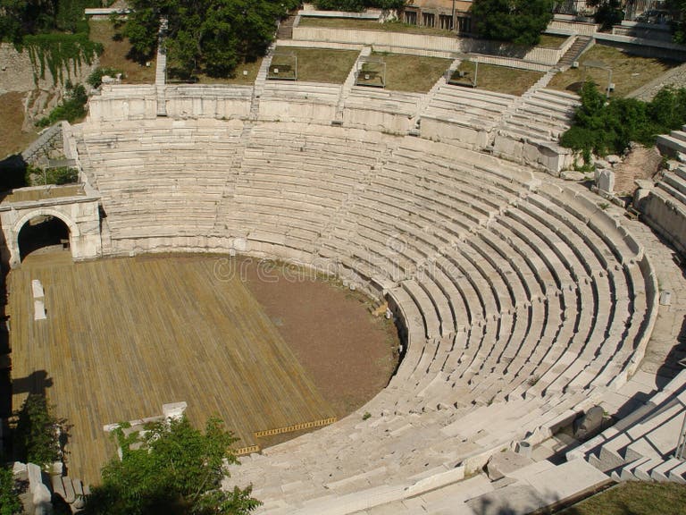 Amphitheatre stock photo. Image of theatre, bench, vintage - 2417910