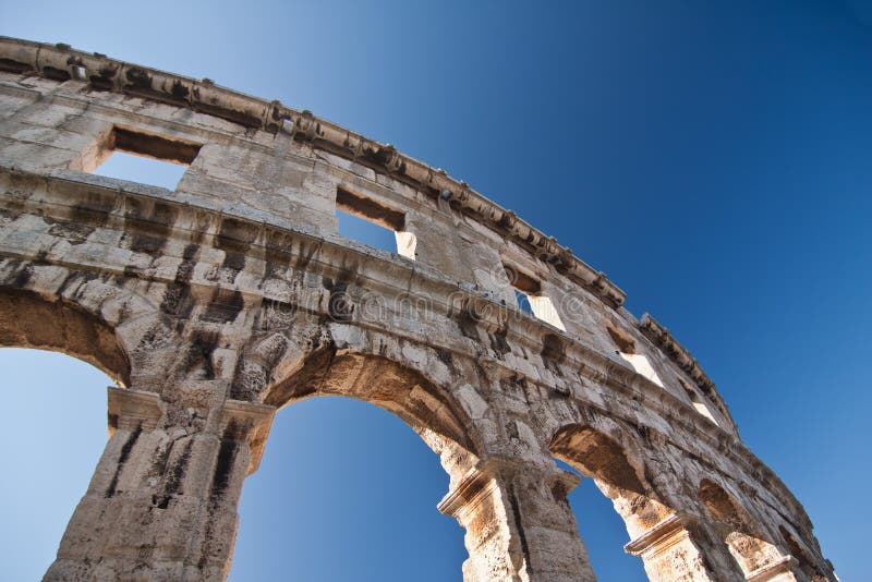 The amphitheatre stock photo. Image of historical, ruin - 29135318