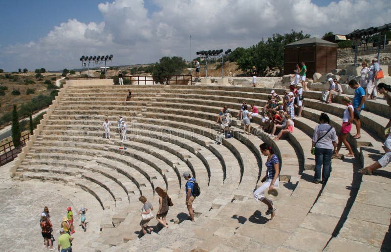 Amphitheatre De Curion. La Chypre Photographie éditorial - Image du ...