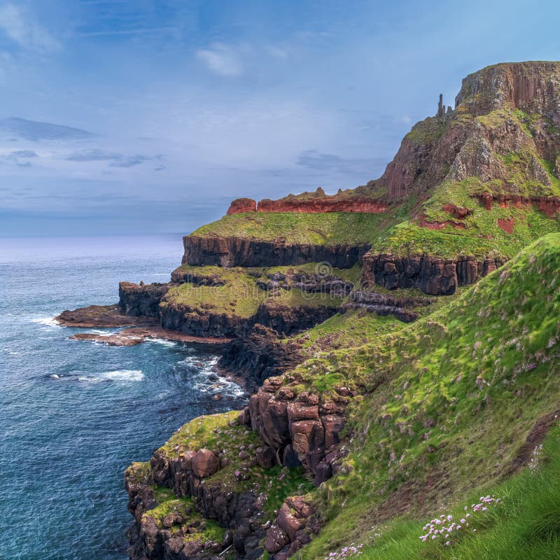 The Amphitheatre, Giant S Causeway Stock Photo - Image of county ...