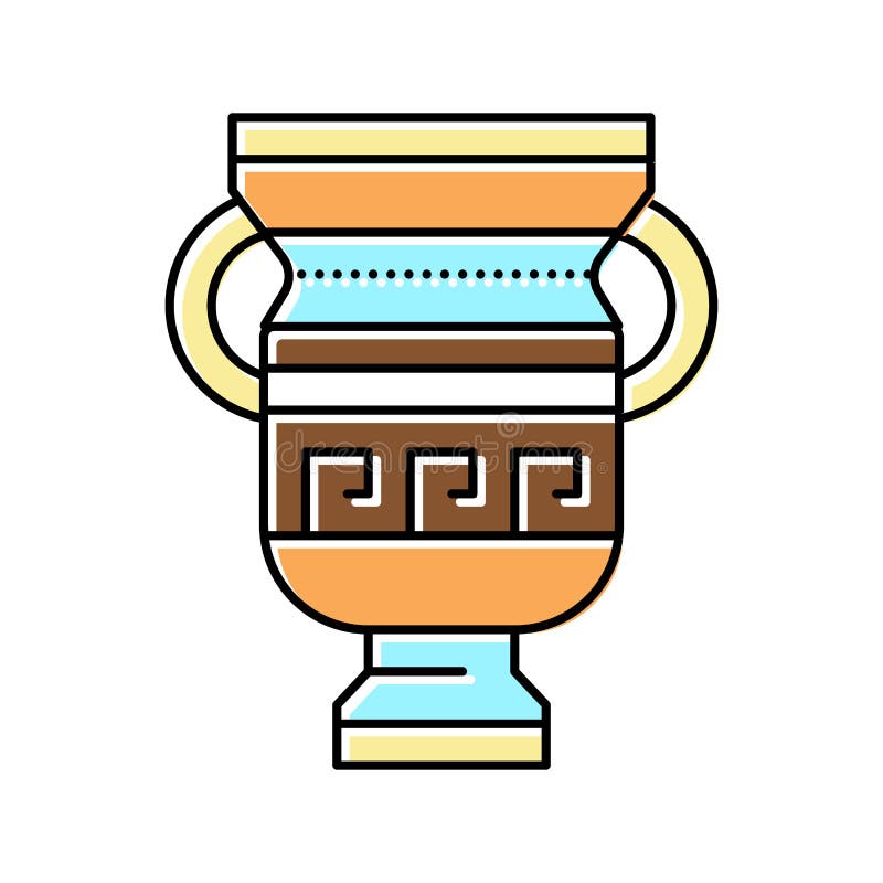Amphora Ancient Greece Color Icon Vector Illustration Stock Vector ... Amphora Ancient Greece Color Icon Vector Illustration Stock Vector ...