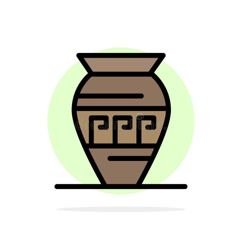 Amphora, Ancient Jar, Emojis, Jar, Greece Abstract Circle Background ...