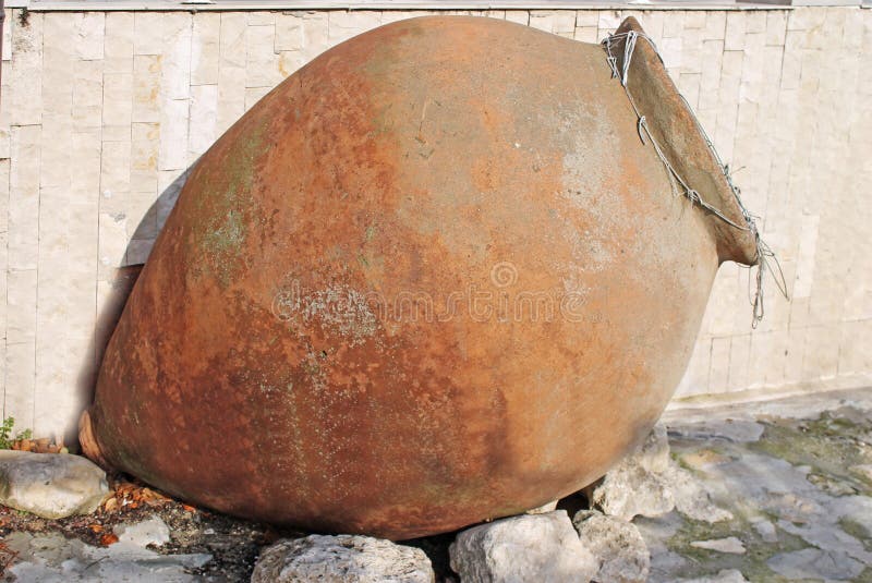 Amphora stock image. Image of pitcher, stone, history - 67498745