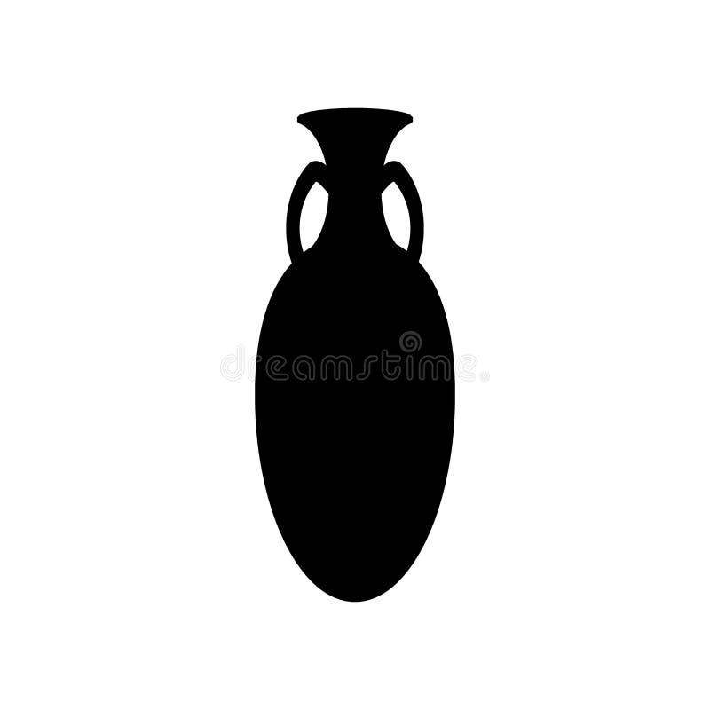 Amphora Icon Vector. Jug Illustration Sign. Pottery Symbol or Logo ...