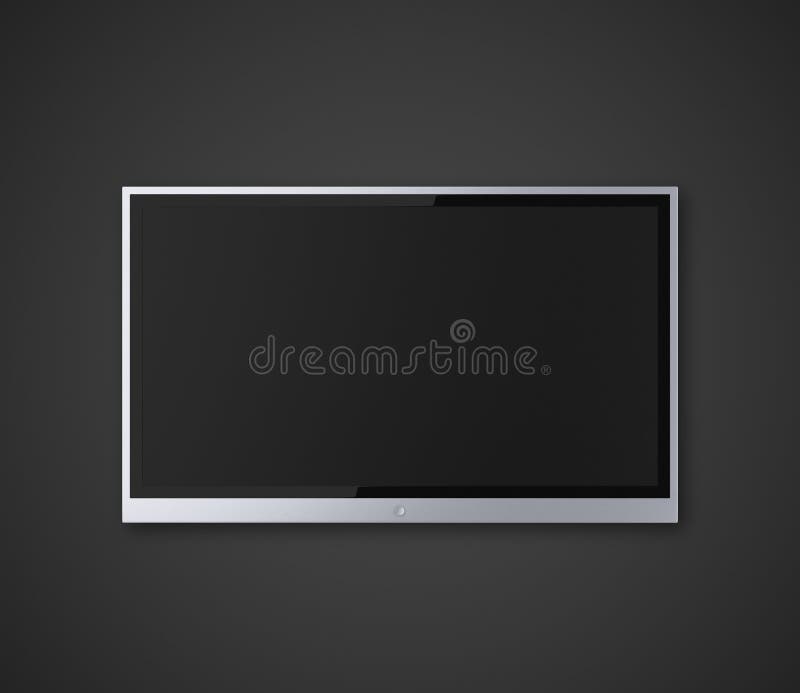 Ampio schermo TV fotografia stock. Immagine di elettronico - 39822126