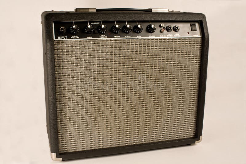 Retro guitar amplifier stock photo. Image of business - 24719198