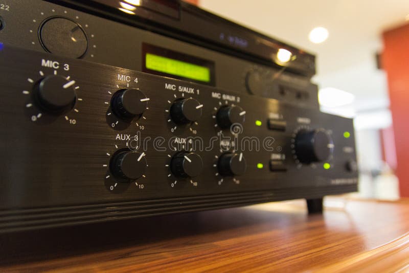 Amplifier button stock image. Image of audio, equipment - 32794457