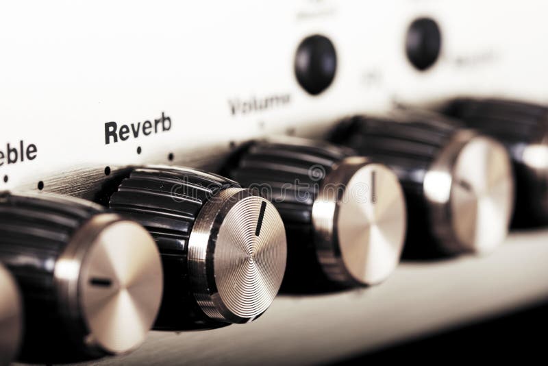 Amplifier controls stock image. Image of amplify, sound - 10391779