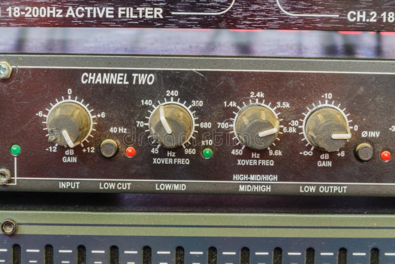 Amplifier stock image. Image of control, connection, music - 44654167