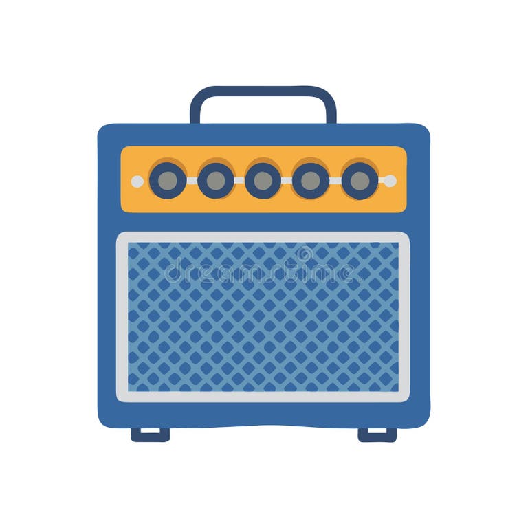 Amplifier Device Icon Design Stock Vector - Illustration of volume ...
