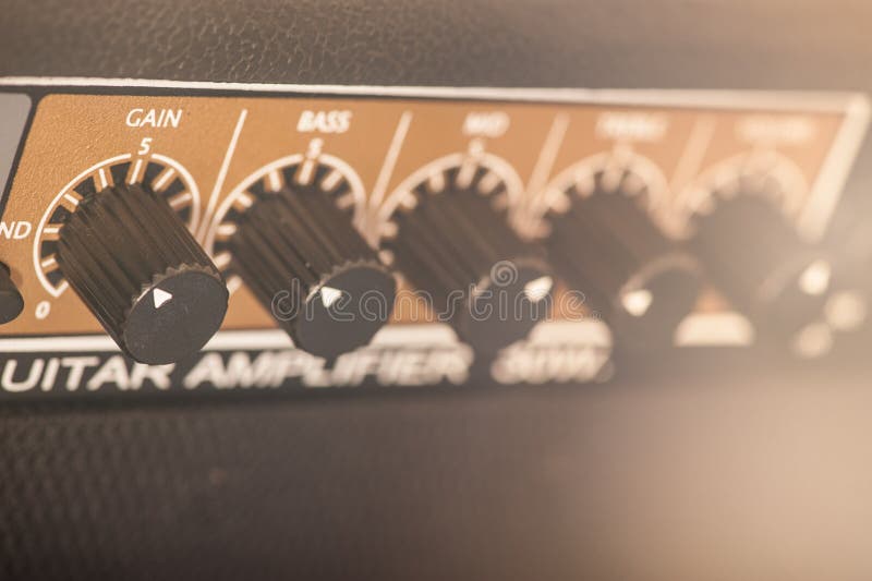 Amplifier electric guitar stock image. Image of fashion - 121318199