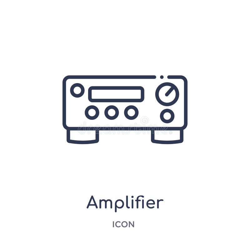 Amplifier Icon. Doodle Hand Drawn or Outline Icon Style Stock Vector ...