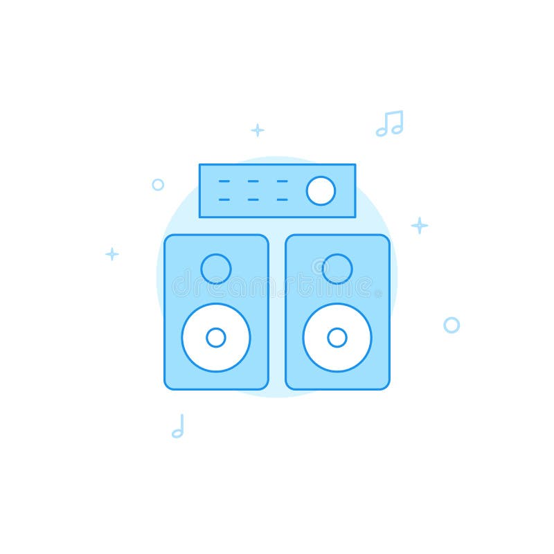 Speakers Vector Monochrome Stock Illustrations 163 Speakers Vector
