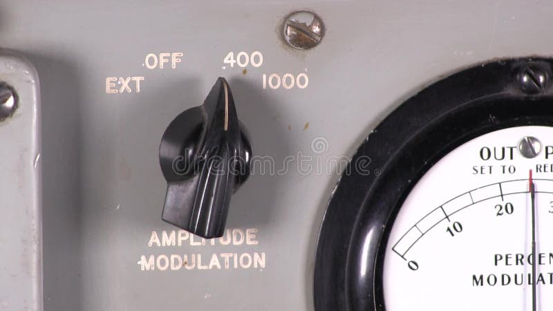 Amplitude Modulation Adjustment Stock Video - Video of equipment, radio ...