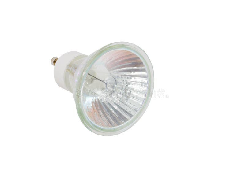 Bulbo de halogênio foto de stock. Imagem de eletricidade - 4453904