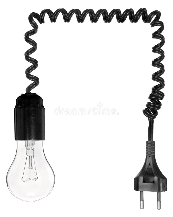 Ampoule dans le plot photo stock. Image du technologie - 27061624