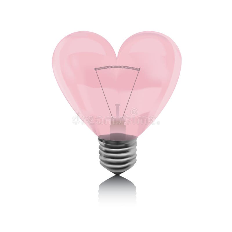 Ampoule Sous Forme De Coeur Illustration de Vecteur - Illustration du ... Ampoule Sous Forme De Coeur Illustration de Vecteur - Illustration du ...