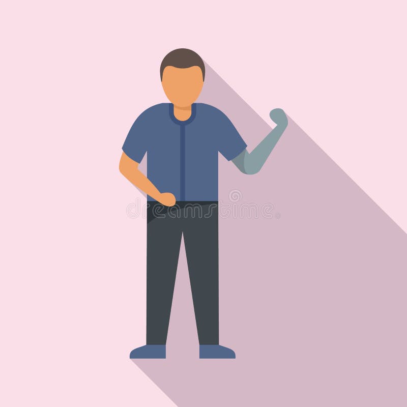 Amputee Hand Icon, Outline Style Stock Vector - Illustration of medical ...