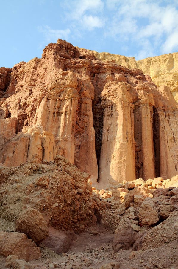 The Columns Amram stock photo. Image of desert, eilat - 69353268
