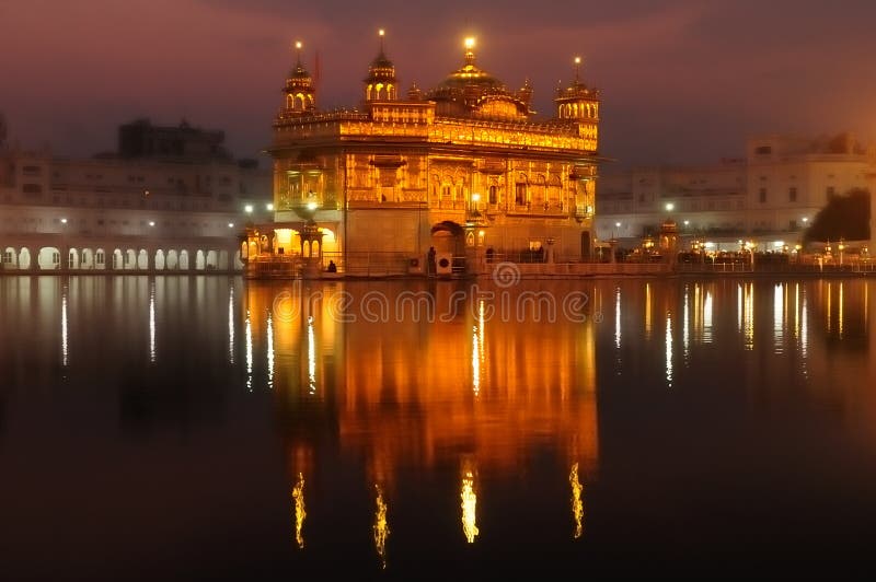 Amritsar, Goldener Tempel, Indien Redaktionelles Stockbild - Bild von ...