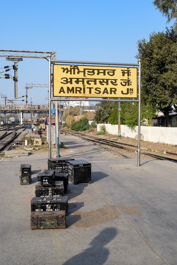 Amritsar Railway Station Platform during Morning Time, Amritsar Railway ...