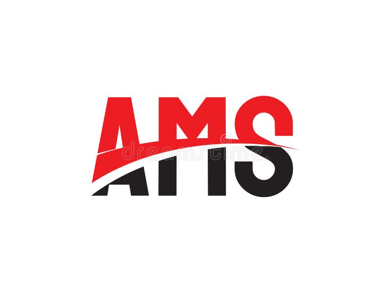 AMS Letter Initial Logo Design Vector Illustration Stock Vector ...