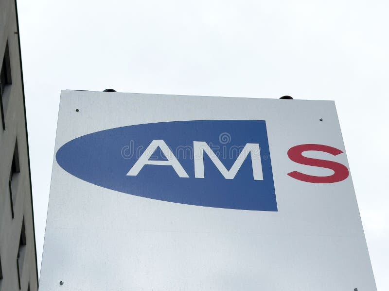 Ams Outdoor Sign on Building Facade Editorial Photo - Illustration of ...