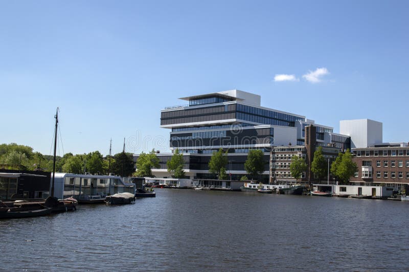 Amsteldok Building at Amsterdam the Netherlands 2019 Editorial Image ...