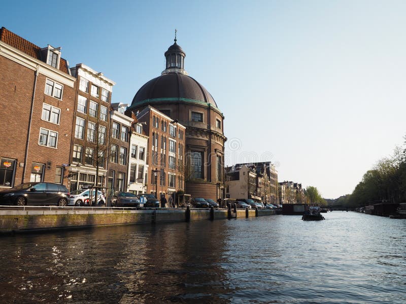 Amsterdam, the Beautiful Old Town of the Netherlands Stock Photo ...