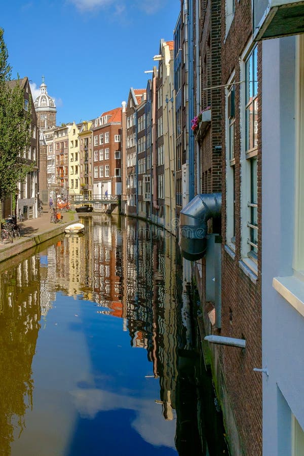 Amsterdam buildings stock image. Image of city, landmark - 52240145