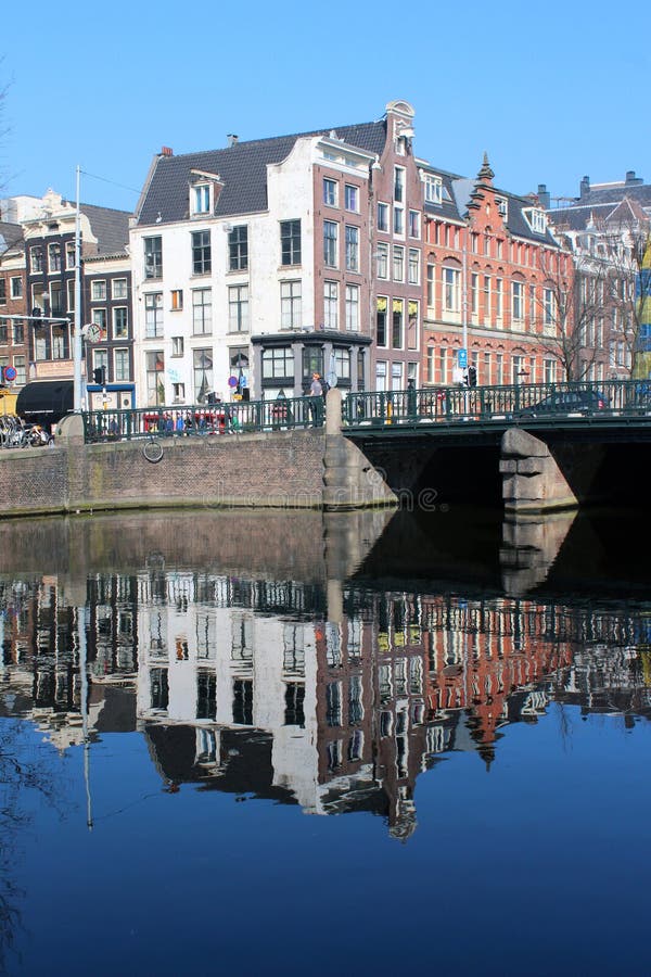 Amsterdam Canal editorial photography. Image of area - 24580972