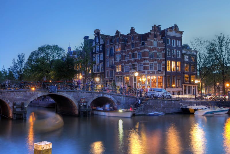 Amsterdam Canal Houses, the Netherlands Stock Photo - Image of ring ...