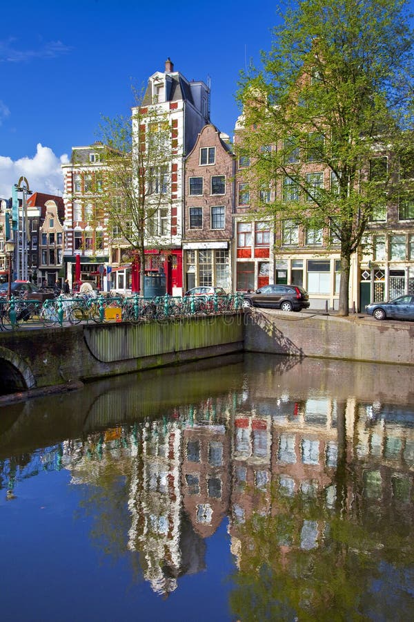 Amsterdam canals stock image. Image of amsterdam, homefronts - 21574005