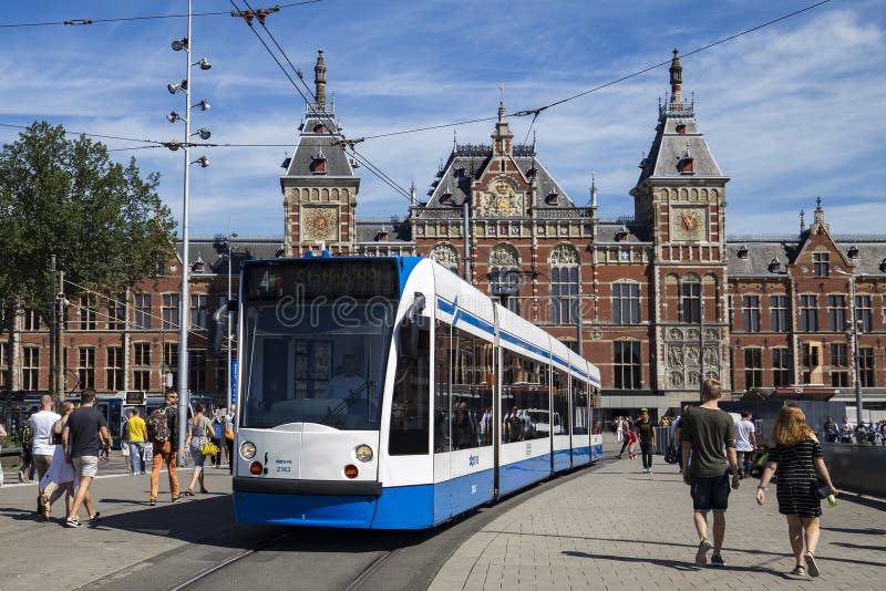 Amsterdam Central Train Station Editorial Image - Image of graphic ...