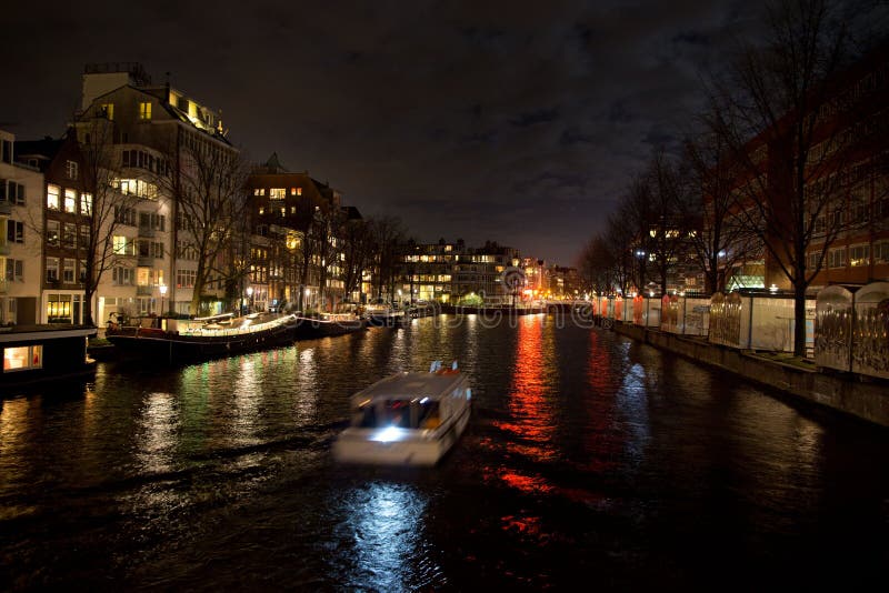 Amsterdam channel stock photo. Image of holland, architecture - 65143258