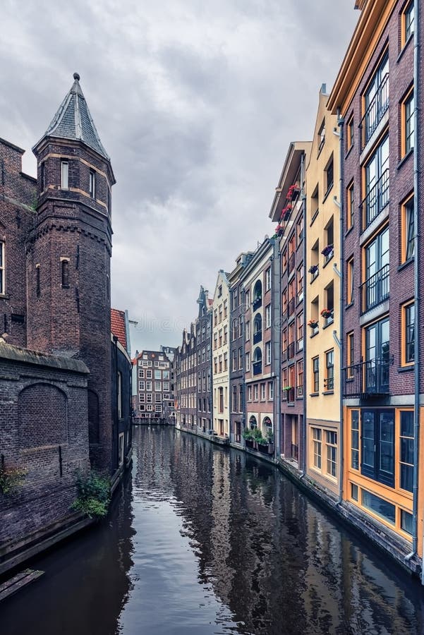 Architecture in Amsterdam stock image. Image of destinations - 246026113