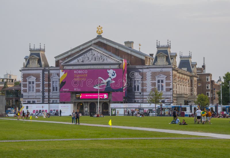 Amsterdam Concert Hall at Museum Square - AMSTERDAM - the NETHERLANDS ...