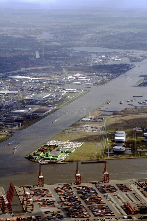 Amsterdam aerial view stock photo. Image of holland, area - 2555834