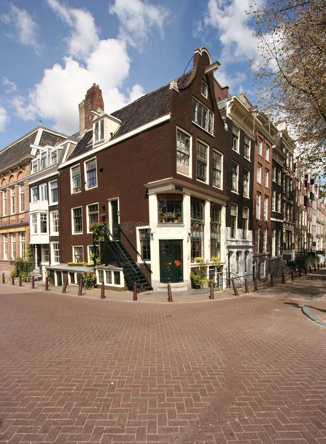 Amsterdam House stock image. Image of street, cute, traditional - 13571407