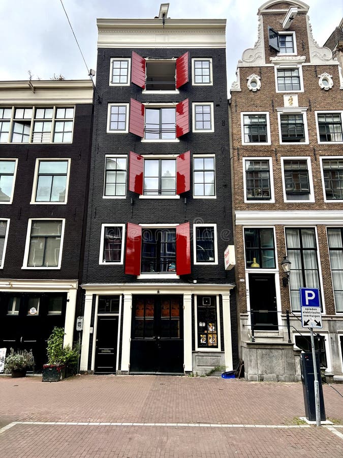 Amsterdam stock image. Image of road, home, condominium - 346577113