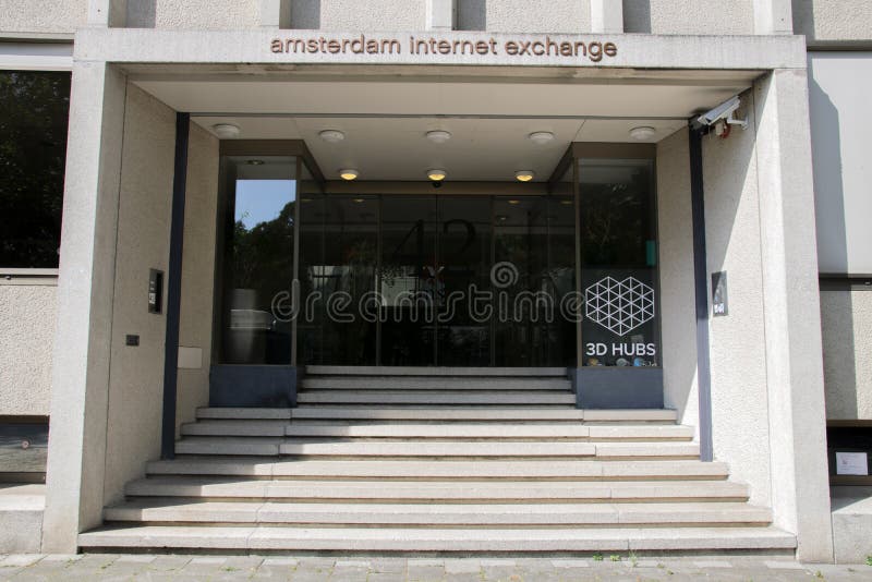 Amsterdam Internet Exchange Building at Amsterdam the Netherlands 2019 ...