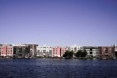Amsterdam Java Island stock image. Image of channel, river - 6731603
