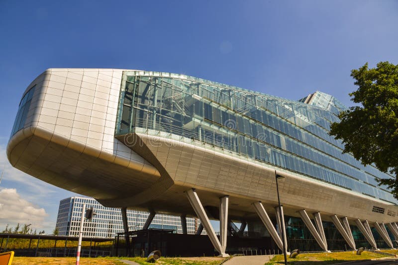 Amsterdam, Netherlands. August 2022. Modern Architecture in Amsterdam ...