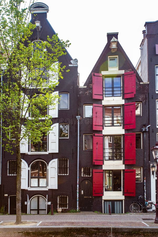 Amsterdam Netherlands Example of Beautiful Old Architecture Stock Photo ...