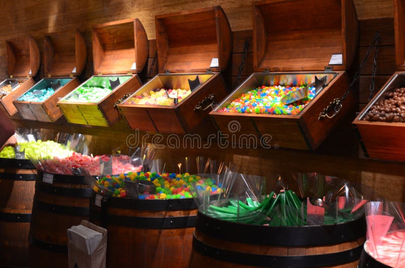 AMSTERDAM, NETHERLANDS - JULY 16, 2022: Assortment of Sweets in Captain ...