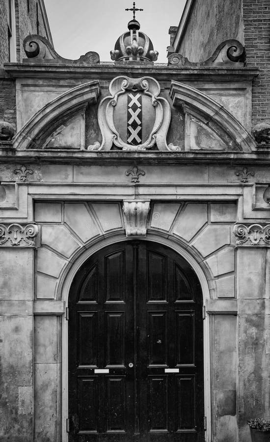 AMSTERDAM, NETHERLANDS. JUNE 06, 2021. Decorative Elements on the Arch ...