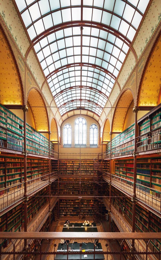 Rijksmuseum Library in Amsterdam Editorial Image - Image of large ...